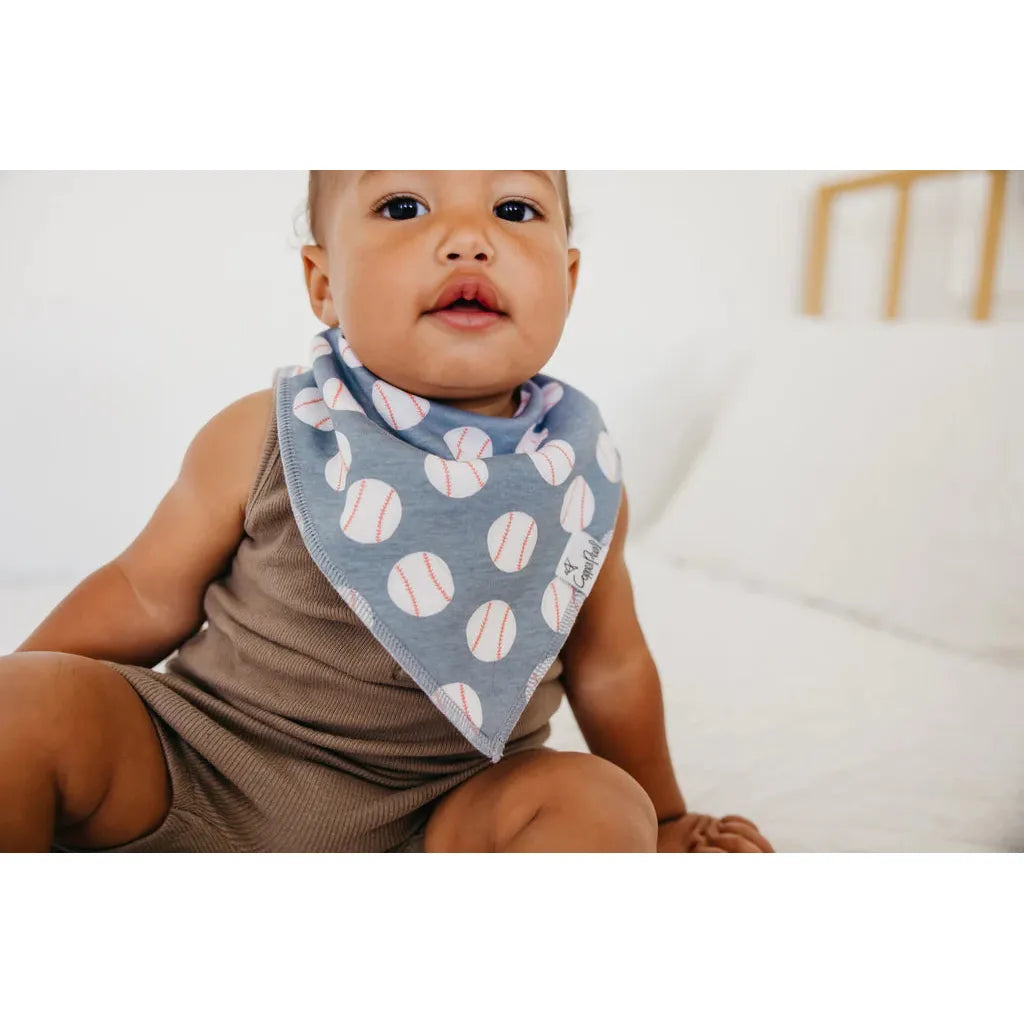 Slugger Baby Bandana Bib Set (4-Pack) – Bella Chic Home and Gift